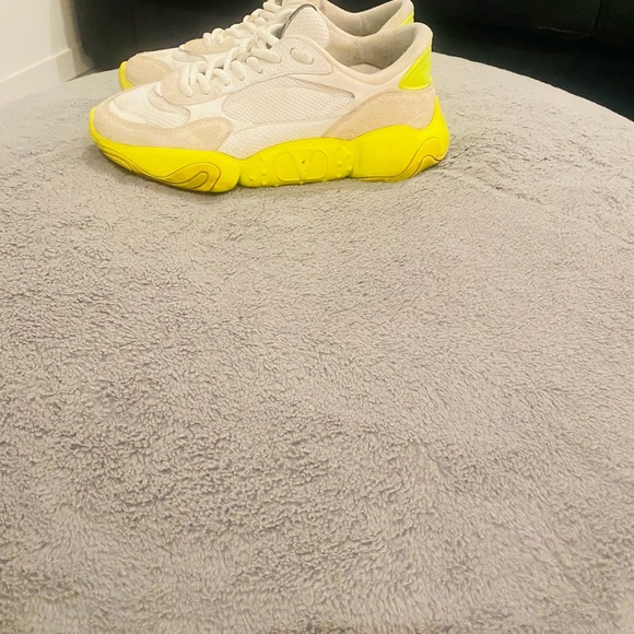 Valentino | Shoes | Valentino Neon Green Platform Sneakers | Poshmark